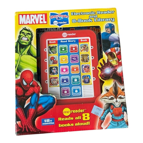 Marvel | Toys | Me Reader Marvel Electronic Reader 8 Book Library New ...